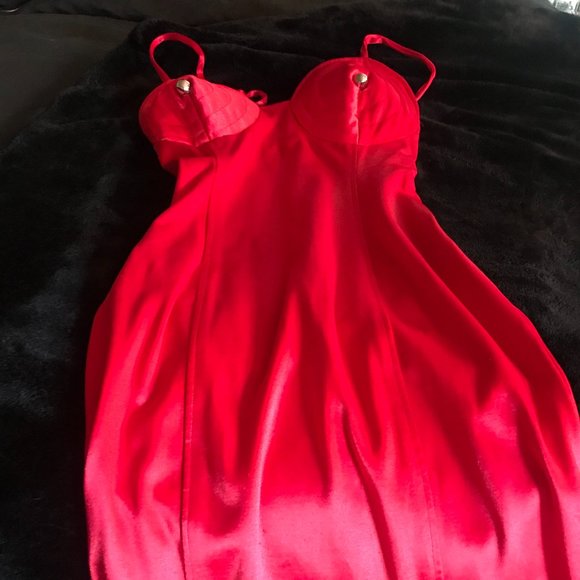 Custom Made For Movie | Dresses | The Famous Red Bullet Dress Stop ...